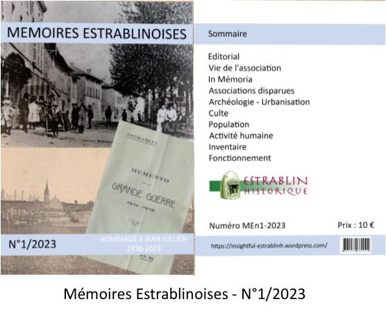 Nos publications – Estrablin Historique